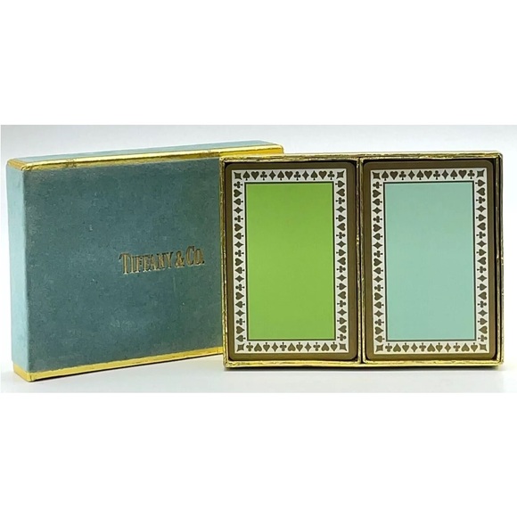 Tiffany & Co. | Other | Tiffany Co Vintage Playing Cards Wbox 2 Full ...